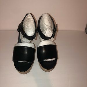 Milly | Shoes | Milky Samba Leather Platform Sandalblk4 | Poshmark